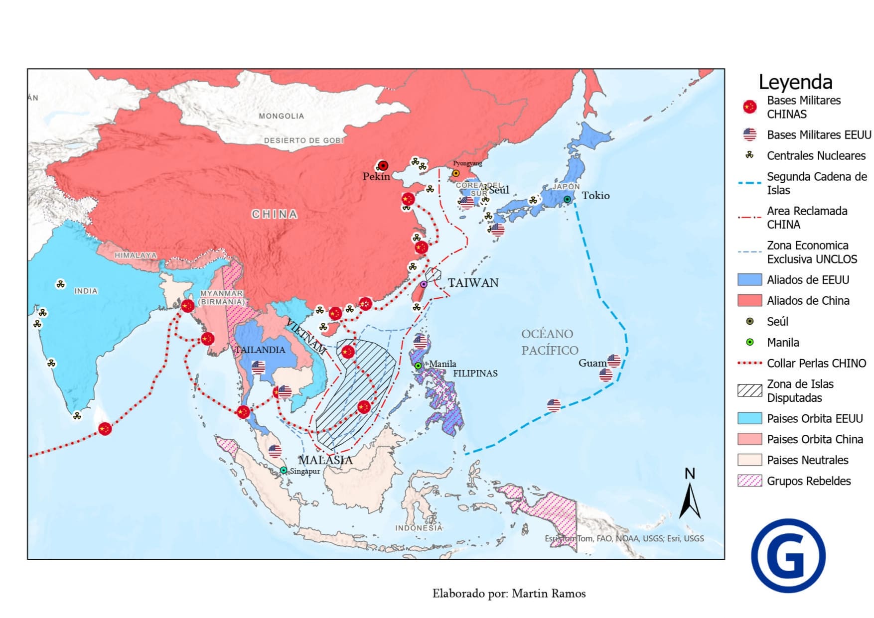 Geopolítica del Asia-Pacífico: China frente a EEUU - Geopol 21