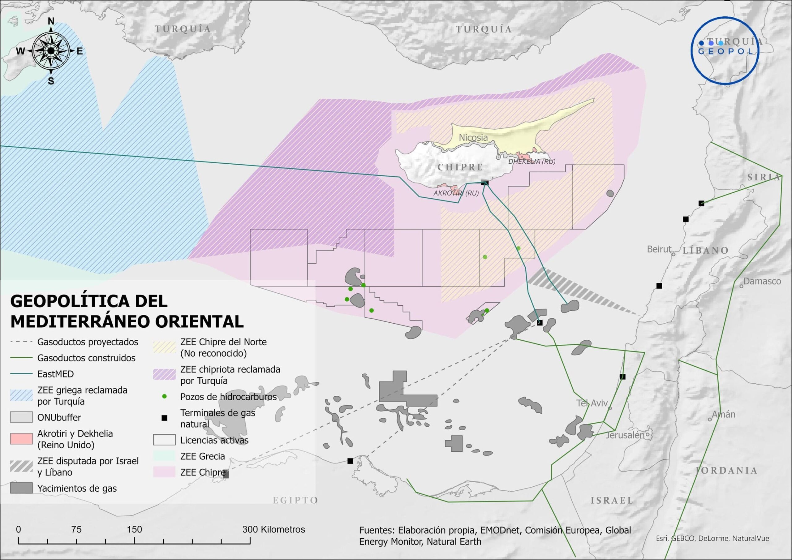 GEOPOLÍTICA Y RECURSOS ESTRATÉGICOS DEL MEDITERRÁNEO ORIENTAL - Geopol 21